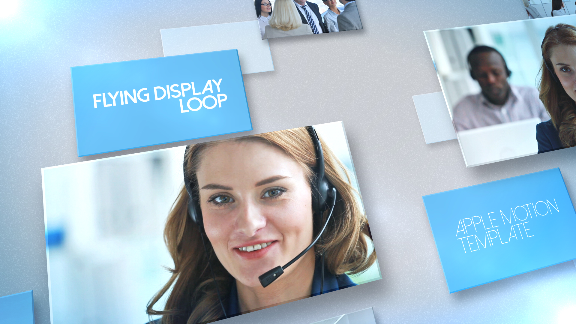 Flying Display Loop - Final Cut Pro X Template