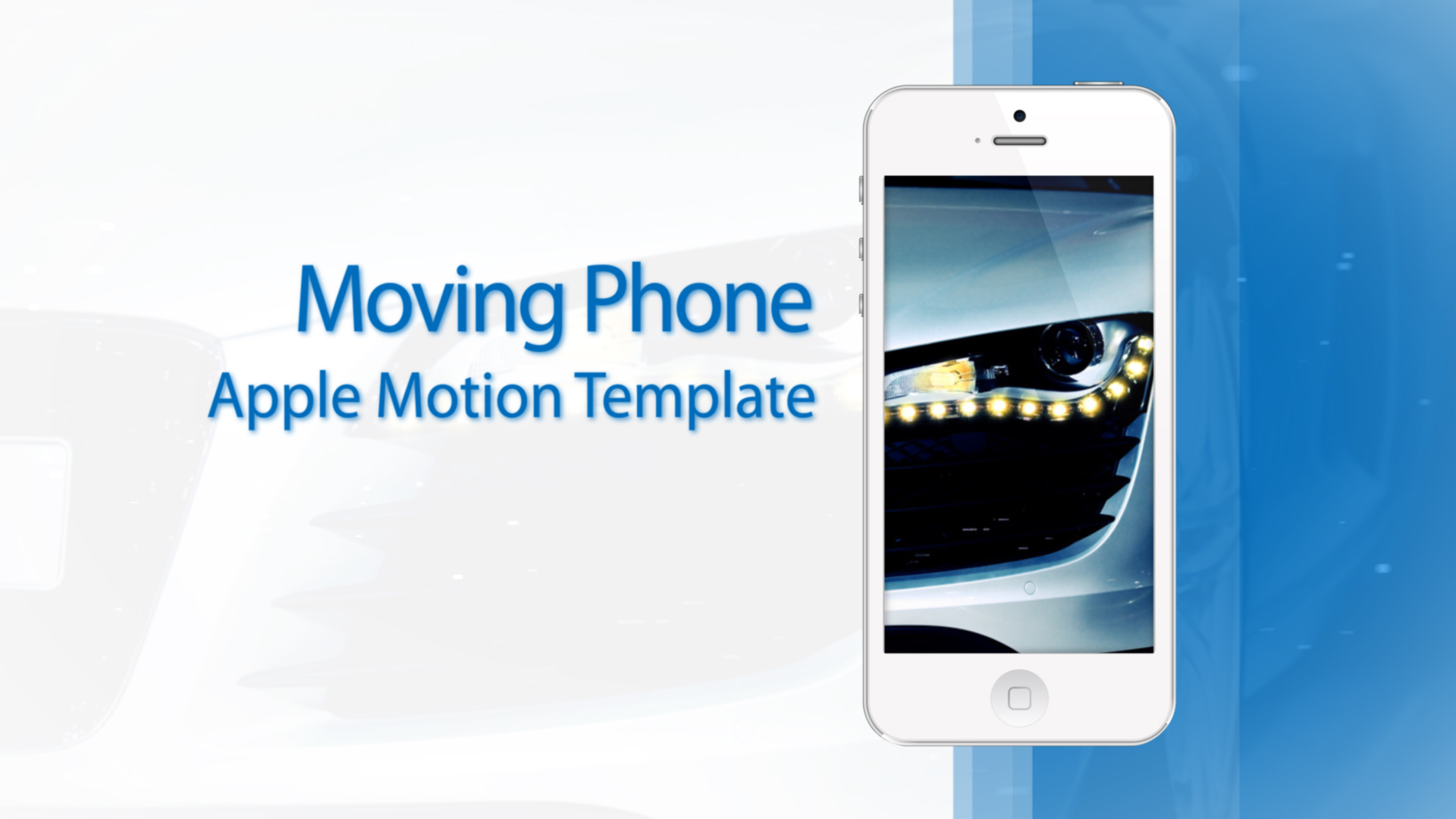 Moving Phone 15s Commercial - Final Cut Pro X Template