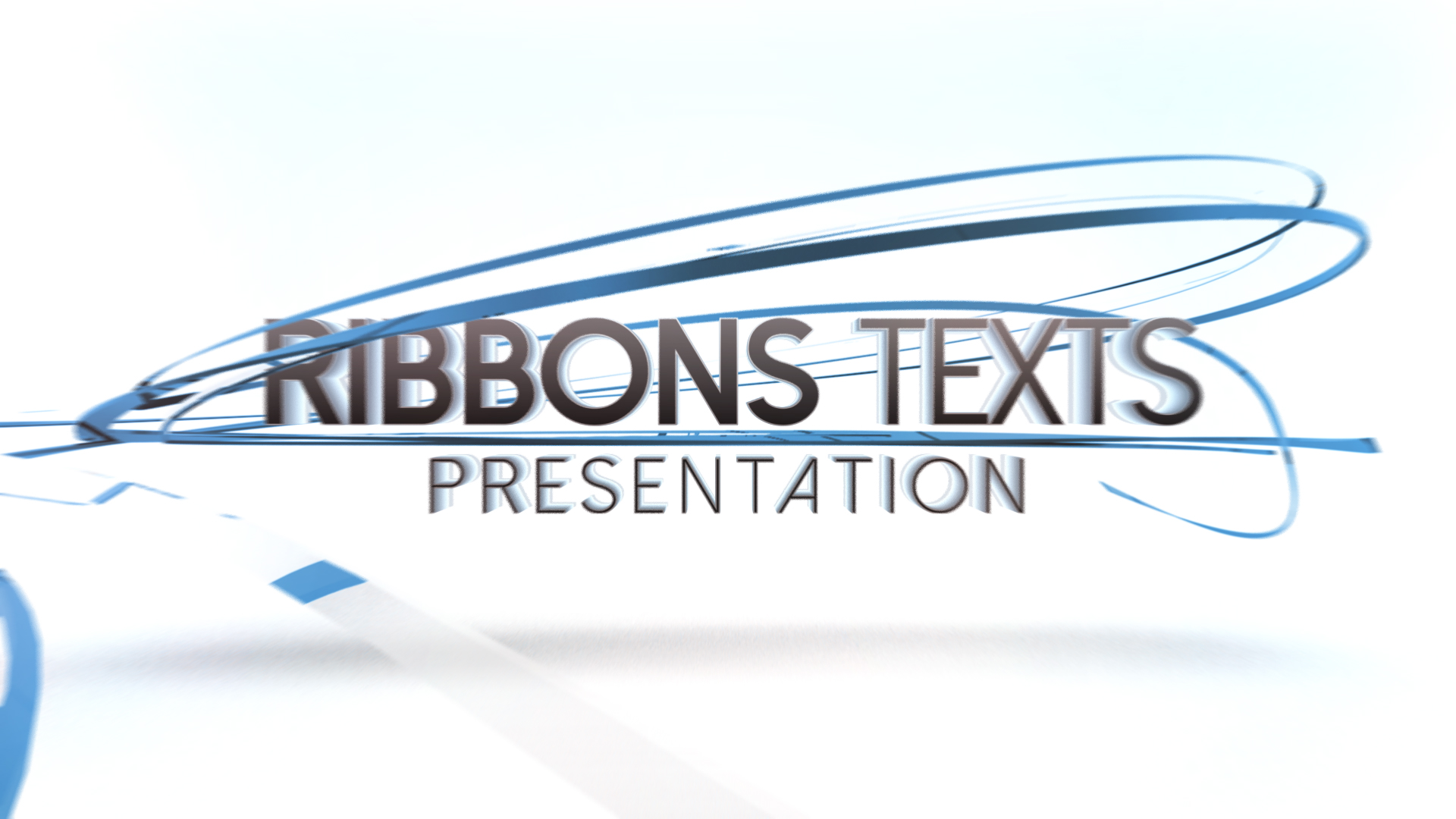 Ribbons Texts Presentation - Final Cut Pro X Template