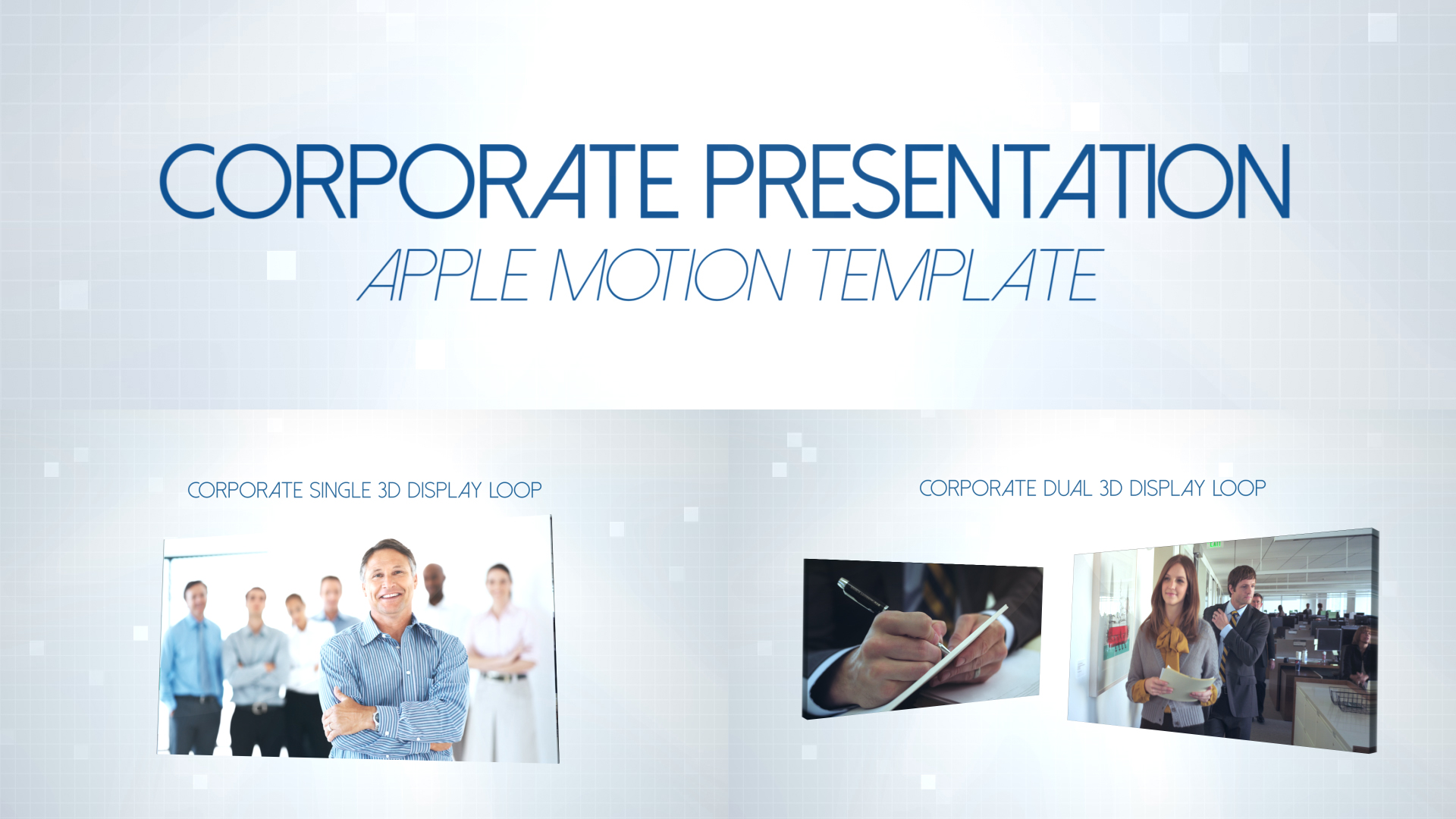 Corporate Presentation - Final Cut Pro X Template