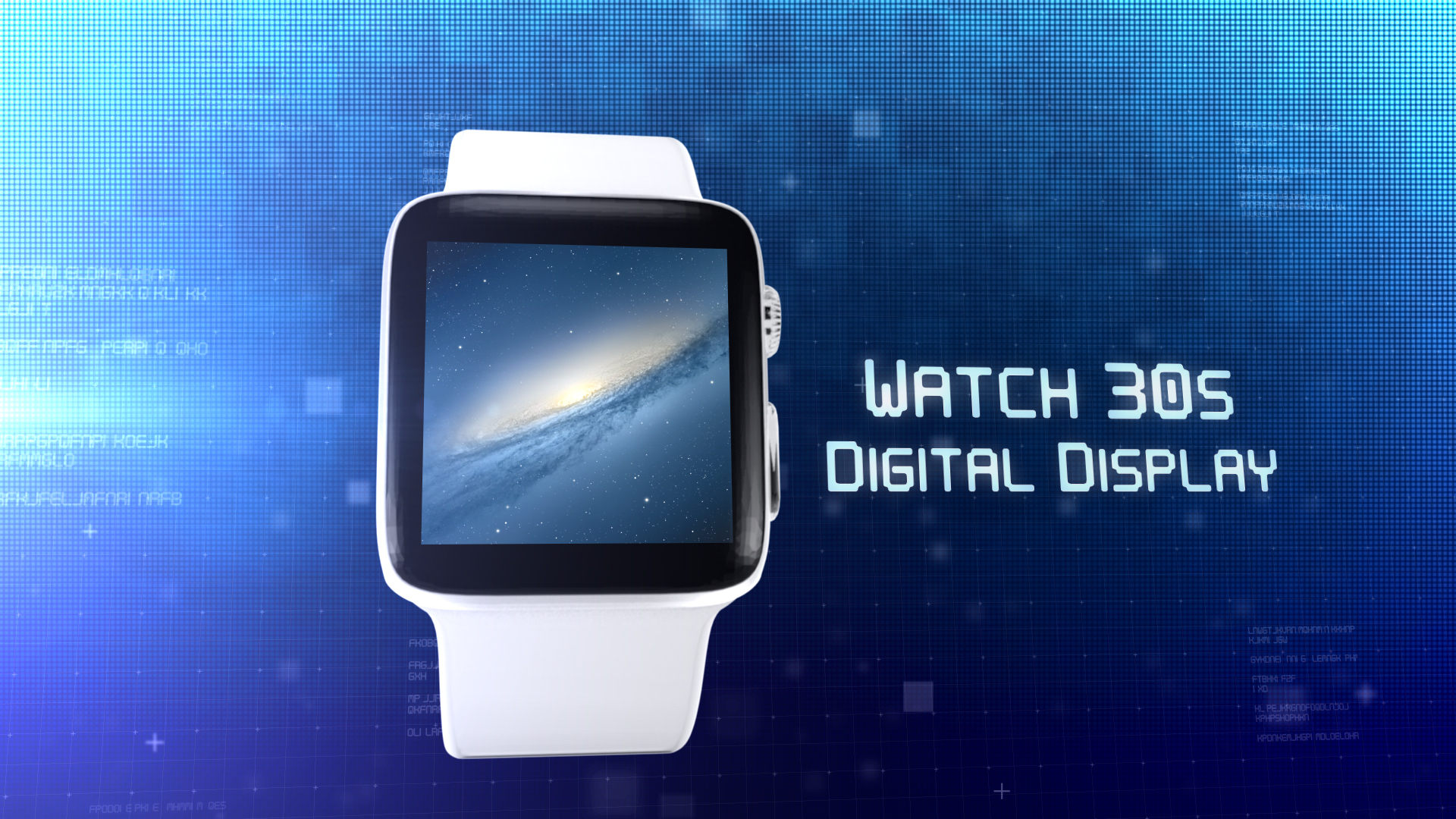 Watch 30s Digital Display - Final Cut Pro X Template