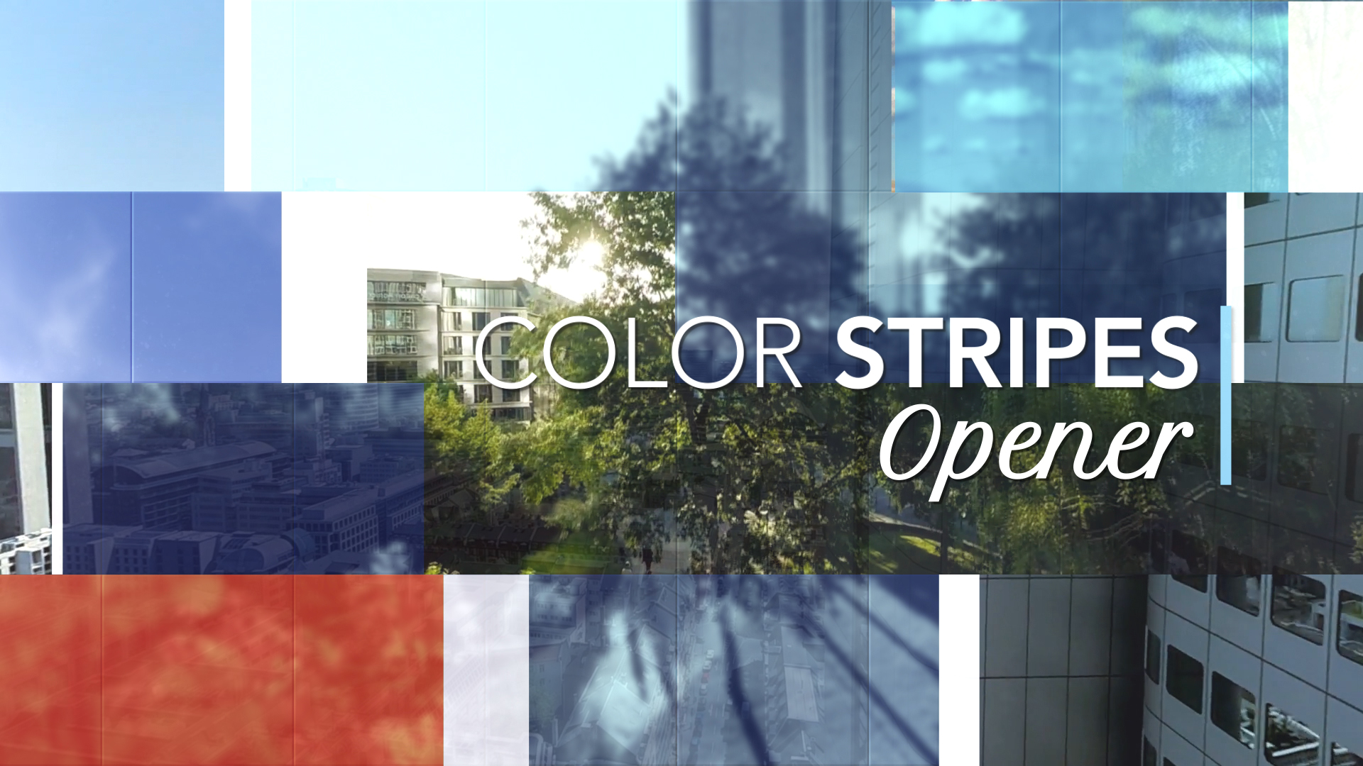 Color Stripes Opener - Final Cut Pro X Template