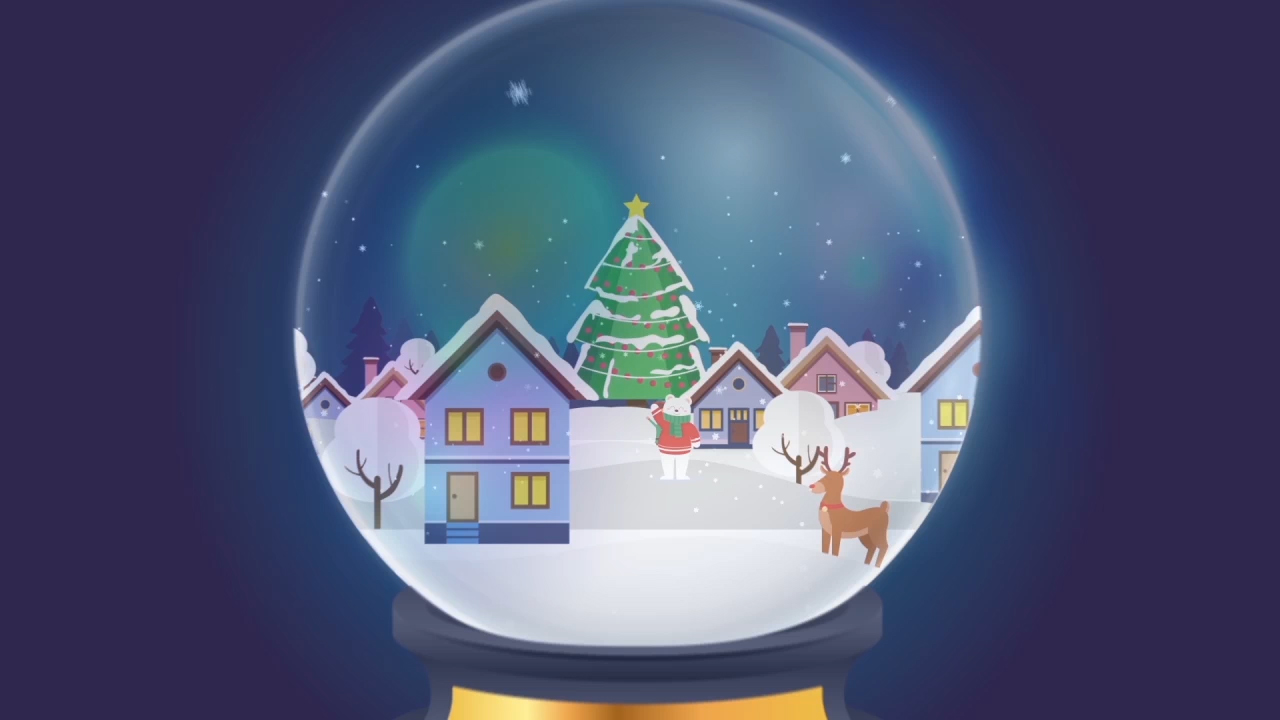 Snow Globe Reveal II - Final Cut Pro X Template